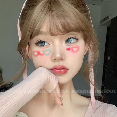 INKSOUL极地绮梦圣诞节爱心脸贴