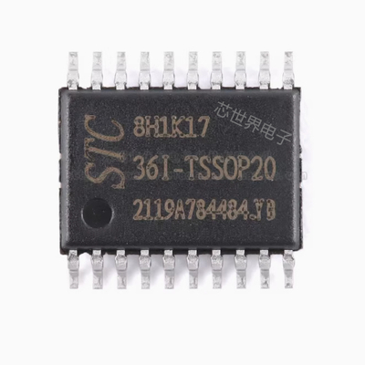 集成电路 贴片STC8H1K17-36I-TSSOP20 1T 8051微处理器单片机芯片