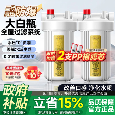 10寸大白瓶前置过滤器家用