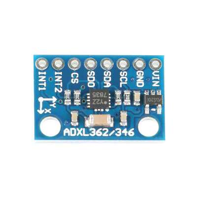 ADXL346三轴加速度传感器模块 I2C/SPI接口/倾斜感应 代替ADXL345