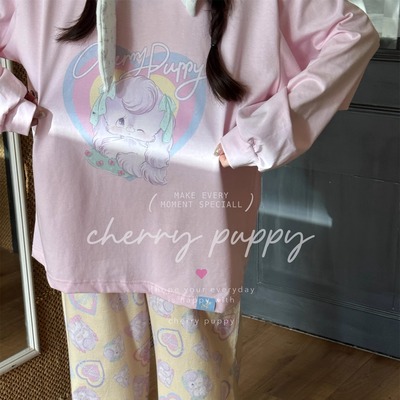 CHERRYPUPPY女士全棉家居服