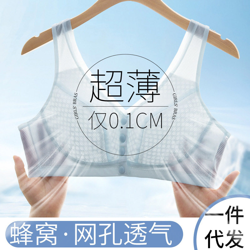 哺乳内衣背心孕妇文胸防下垂聚拢产后喂奶孕期专用夏季超薄款透气