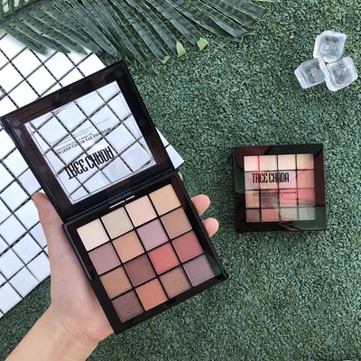 碎冰冰 官方授权泰国正品TREECHADA16色眼影盘少女系网红抖音哑光