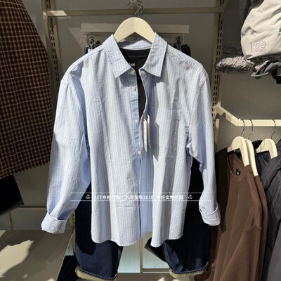 Lee翻领男士青春流行纯棉衬衫