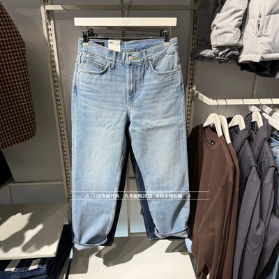 Lee拉链青春流行男士牛仔裤