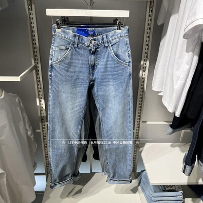 lee拉链长裤水洗春夏男牛仔裤