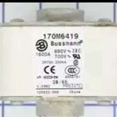 价Bussmann熔断器170M6418/6419/6468/6469/6518/6519/6568/6569