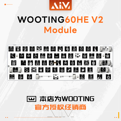 WOOTING官方授权全新Wooting60HE v2Module模组最新批次磁轴键盘