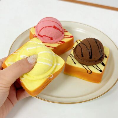 Gifts Bread Ice Cream Anti-stress Squeeze Simulated Soft Squ