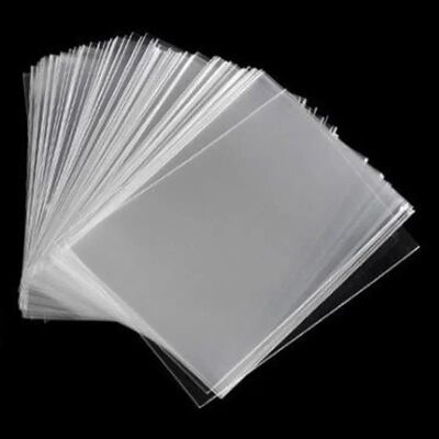 100pcs/set Transparent Game Card Sleeve ID Credit Card Holde
