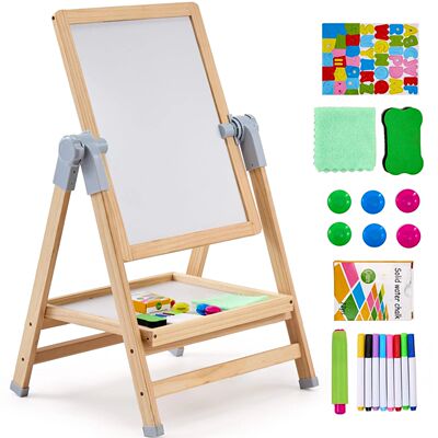 SucceBuy Standing Magnetic Drawing Board WordPad Art Easel w