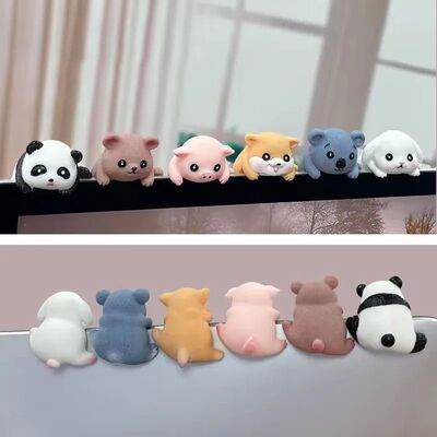 Monitor Decoration Cute Cartoon Animal Car Ornament Auto Int