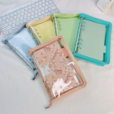 A5 A6 Zipper Binder Photo Card Collection Book Postcard Orga
