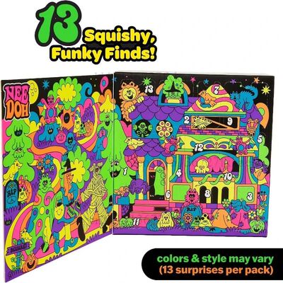 Needoh New Funky Frights Halloween Advent Calendar 13 Days,