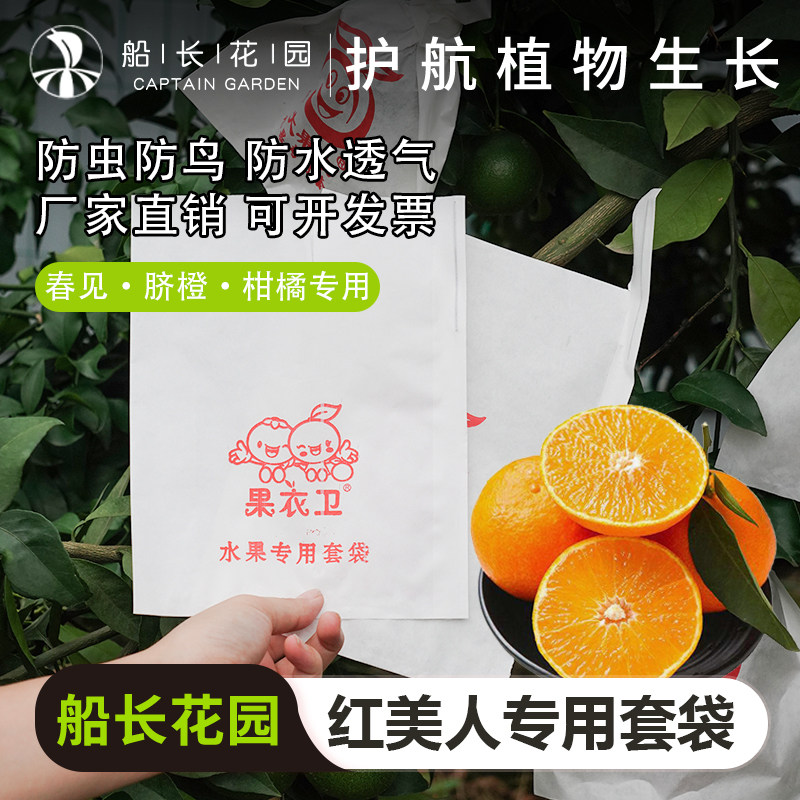 红美人柑橘套袋橘子果袋春见耙耙柑不知火脐橙子防虫防鸟水果套袋
