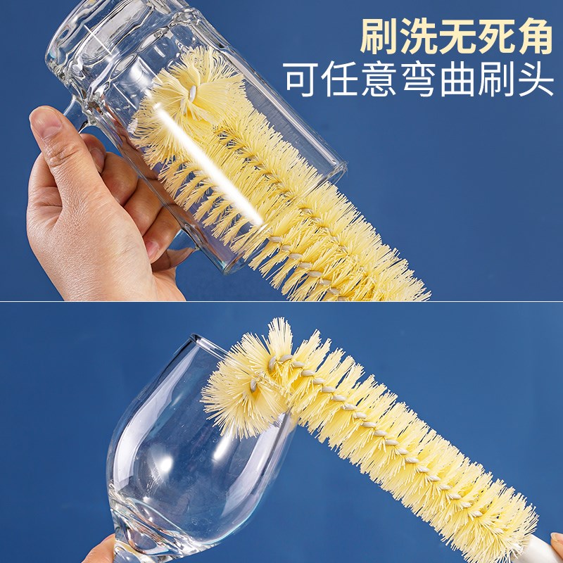 杯刷奶瓶刷洗杯子刷子神器豆浆破壁机专用水桶刷子纯净水桶刷加长