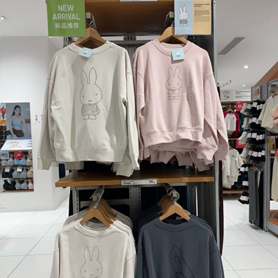 女装！兔子卡通卫衣！圆领刺绣上衣26春款485661/483277/485662