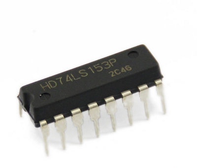 HD74LS153P 直插 74LS153 双4选1数据选择器 DIP-16 全新IC集成