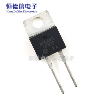 快恢复二极管U1520 MUR1520G 15A 200V TO-220 逆变器续流二极管