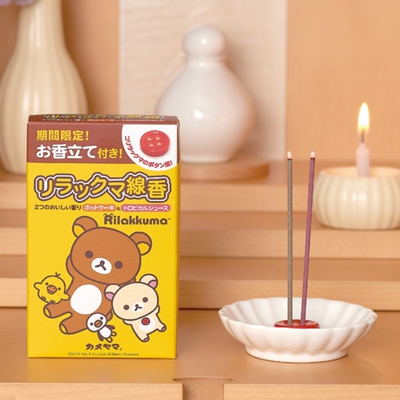 日本 龟山 カメヤマ轻松熊 限定款 分装10支/盒装 熏香线香薰