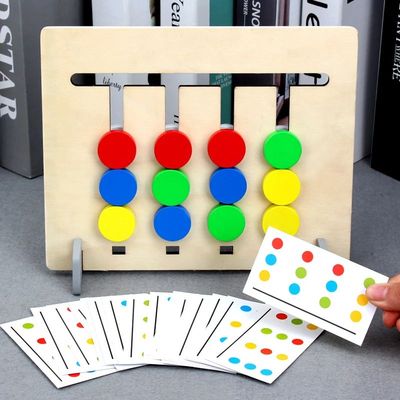 Montessori Wooden Toys Double-sided Matching Games for Kids