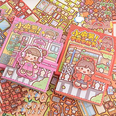 Cute Activity Books Handmade Quiet book Paper Anime Telado B