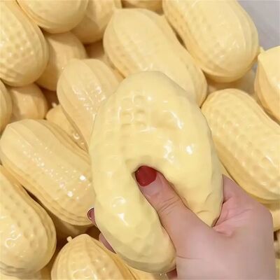 Peanut Stress Ball Squeeze Ball Squishy Toy Buttery-Soft Fee