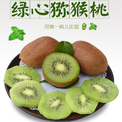 徐香绿心猕猴桃奇异果新鲜水果泥弥猴桃生鲜应季时令水果现摘
