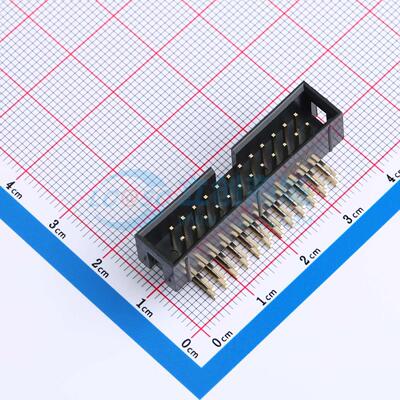 连接器 XDFH-0259-2*12P 弯插,P=2.54mm 2x12P 简牛座