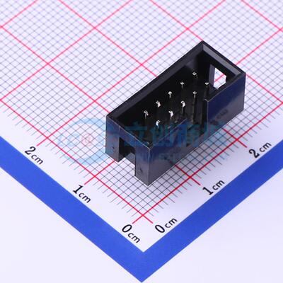 连接器 321010RG0ABK00A02 弯插,P=2.54mm 2x5P 简牛座