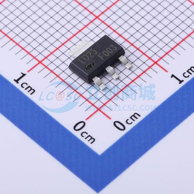 线性稳压器(LDO) LD1117S25CTR SOT-223 原装正品 电子元器件配单