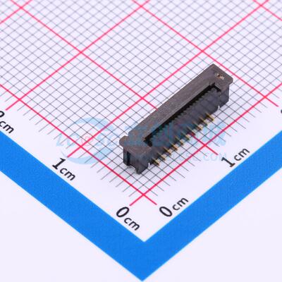 连接器 2-1734742-0 SMD,P=5mm 抽屉式 20P 单侧触点/垂直