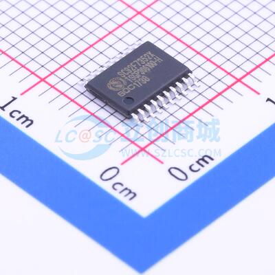 单片机(MCU/MPU/SOC) SC92F7352X20U TSSOP-20 电子元器件配单