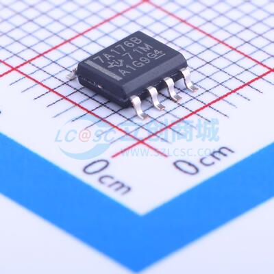 RS-485/RS-422芯片 SN75ALS176BDR SOIC-8 原装 电子元器件配单