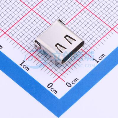 USB连接器 HX TYPE-C 24P QCHT SMD 母 卧贴 24P 电子元器件配单
