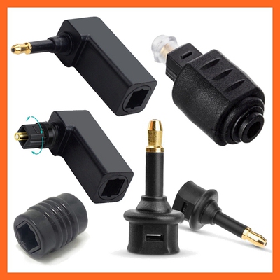 toslink数字音频光纤直角转接头