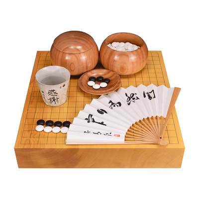 围棋盘71mm香榧木独木柾目日式