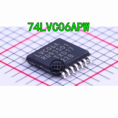 SN74LVC06APWR 74LVC06APW LC06A LVC06A 贴片TSSOP14 全新原装