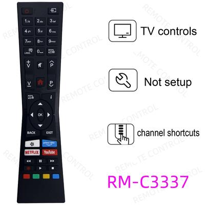 适用于JVC电视机遥控器 RM-C3337 C3236 C3338 RC43100P RC43101P