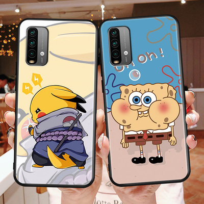 适用红米NOTE9-4G手机壳RedmiNOTE9 4G磨砂防滑保护套防手汗耐脏全包边硅胶外男女防爆防刮后盖软后壳非透明