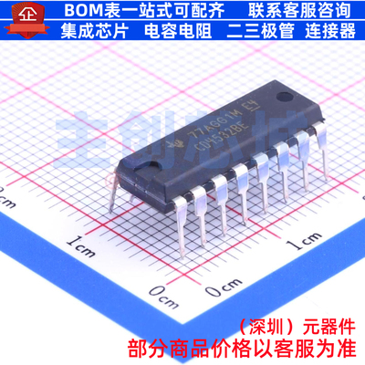 信号开关/编解码器/多路复用器 CD4532BE DIP-16 TI/德州 元器件