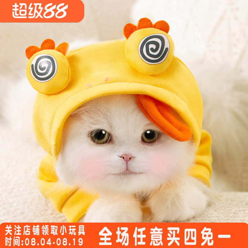猫咪衣服搞怪变身装防掉毛冬天加绒保暖布偶猫幼猫狗狗卫衣两脚衣