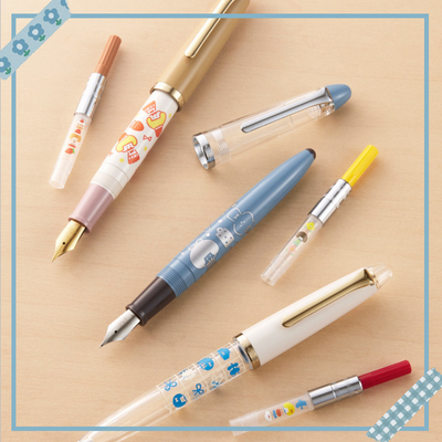 现货少量 ancora×mizutama限定甜点 活力钢尖钢笔同款限量上墨器