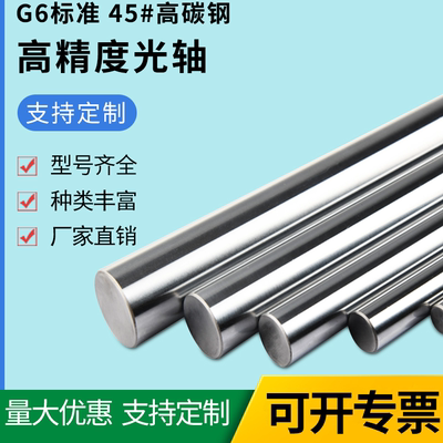 CSFJZ/CPSFJZ线性导向轴 -两端内螺纹带扳手槽型镀铬棒光轴