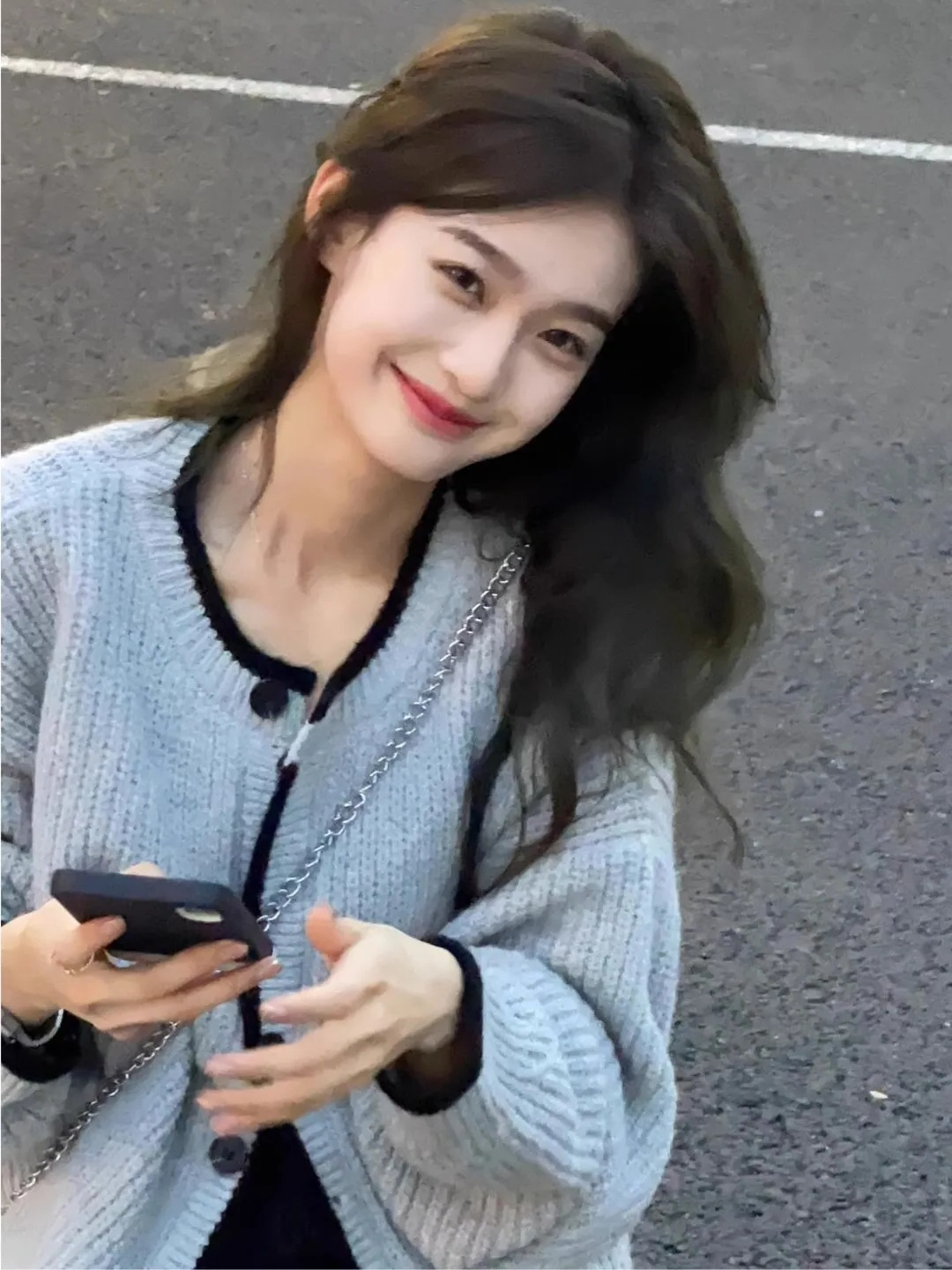 大码温柔风针织开衫女秋冬胖mm2-300斤宽松显瘦小众毛衣外套ins潮_虎窝淘