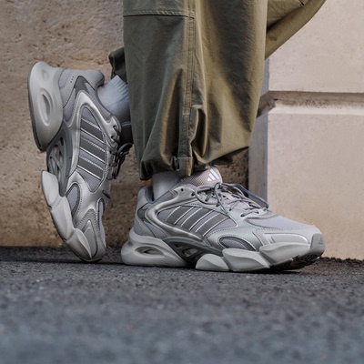 正品adidas阿迪达斯三叶草增高老爹鞋男女士2026爆款跑步鞋KJ3925