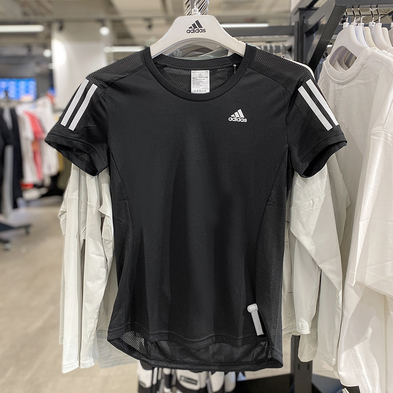 阿迪达斯女士T恤速干Adidas短袖运动套装夏季2023新款透气 FS9830_虎窝淘