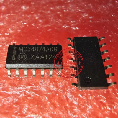 MC34074ADR2G  MC34074ADG   34074ADG SOIC-14  新的 一个起拍