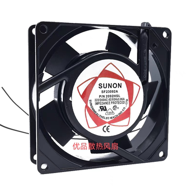SUNON SF23092A P/N 2092HSL AC220V 0.06A 9025 交流散热风机