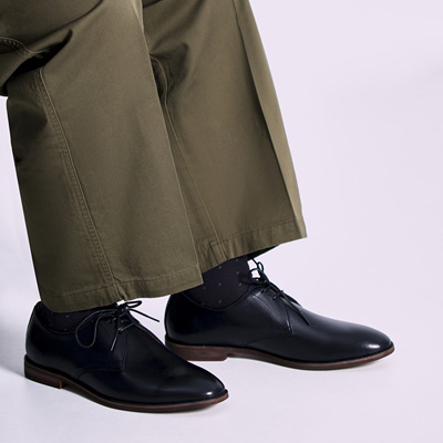 壹植鞋履德比鞋男方头美式复古英伦真皮增高手工百搭通勤休闲皮鞋